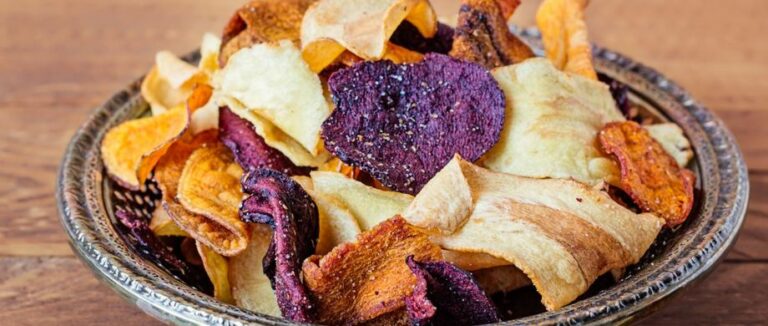 How to make healthy vegetable crisps - Curves